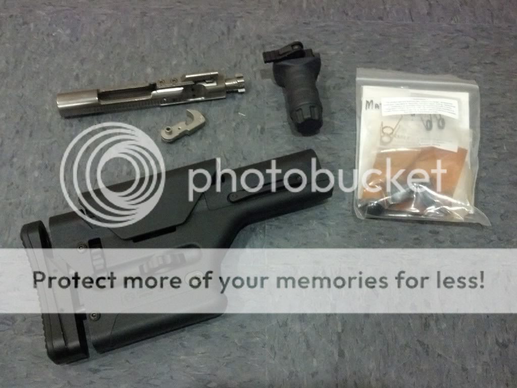 FS WMD Nickel Boron Semi auto BCG and hammer, NIB Geissle DMR trigger ...