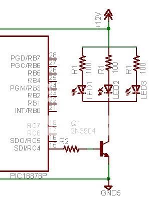 Basic transistor Buffer to control lots of LEDs - LEDs and Multiplexing ...