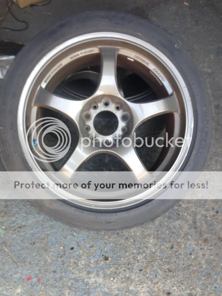 advans model7's 18" 9j et38. A-tech Final speeds 17" 8j et35, dunlop ...