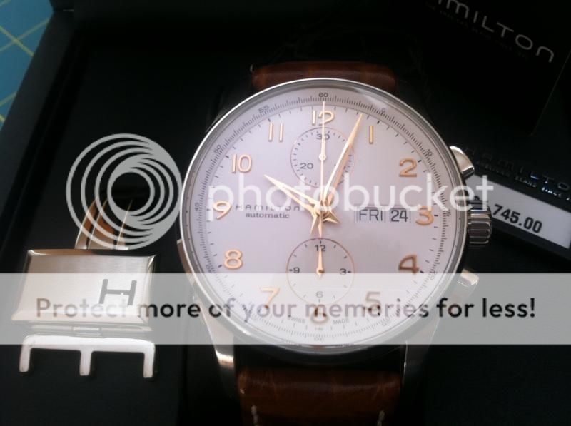 FS Hamilton Jazzmaster Chrono Maestro 41mm White Dial H21 Movement ...
