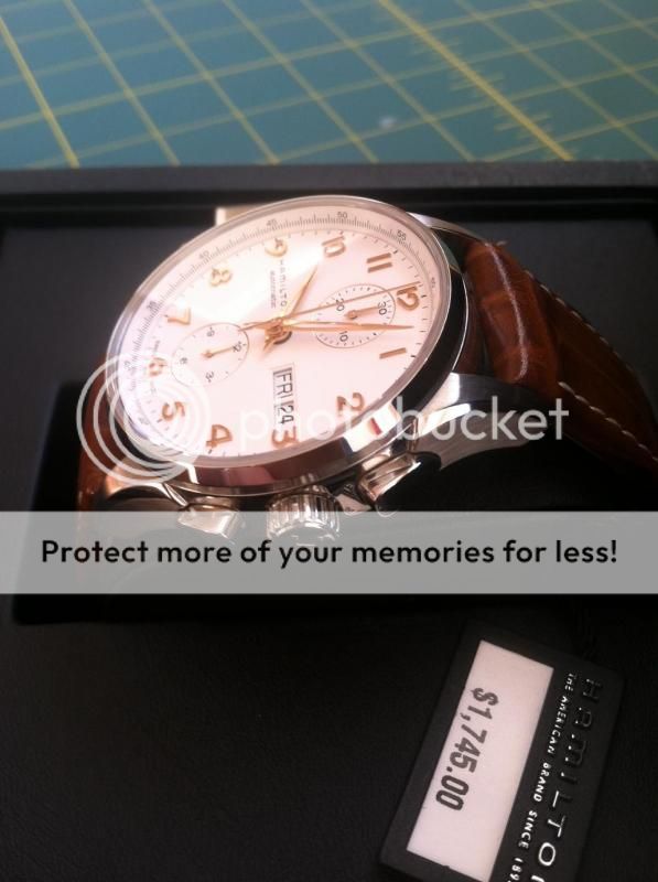 FS Hamilton Jazzmaster Chrono Maestro 41mm White Dial H21 Movement ...